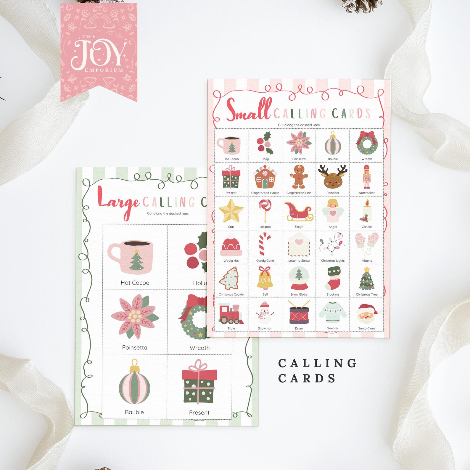50 Christmas Bingo Cards | Printable Holiday Game | Perfect for Family ...