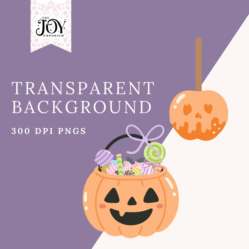 Halloween Candy Clipart Bundle, Cute Spooky Treats PNG, Digital ...