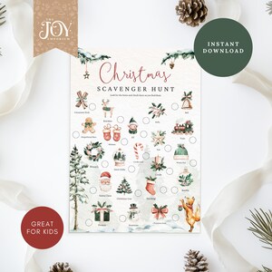 Christmas Scavenger Hunt Printable Games | Toddler & Preschool Activity ...