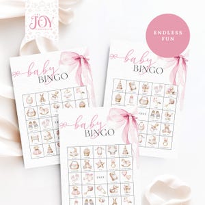 Baby Shower Bingo Cards | Printable Baby Bingo Game | Fun Baby Shower ...