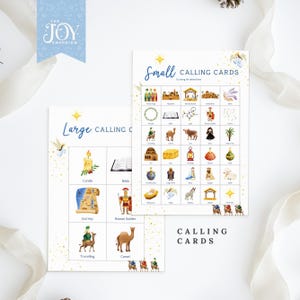 Nativity Bingo Game | 50 Printable Cards | Christmas Nativity Bingo ...