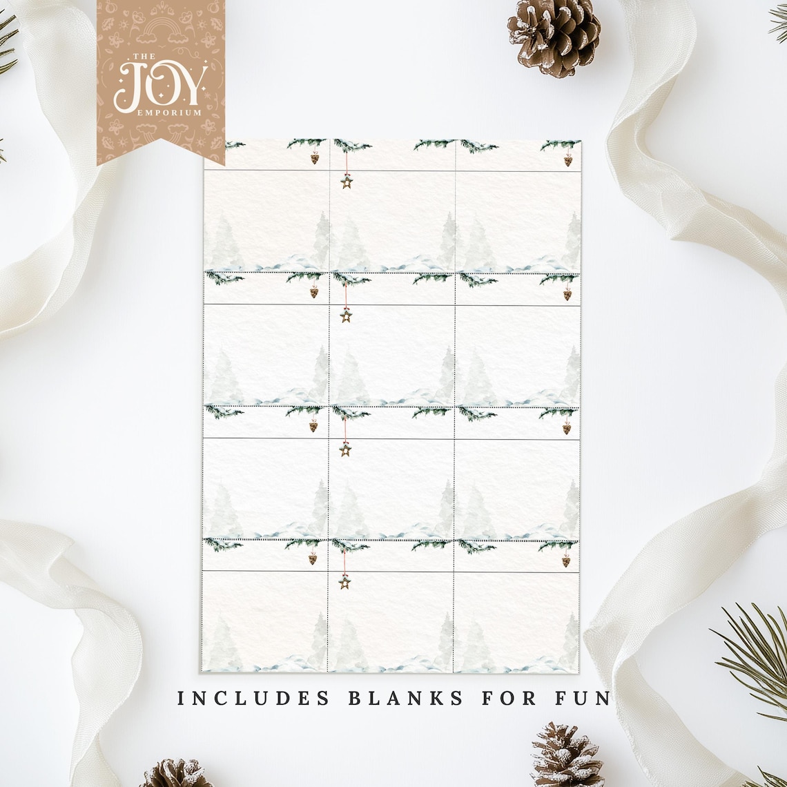 Christmas Forbidden Words | Fun Taboo Game | Printable Family Game ...