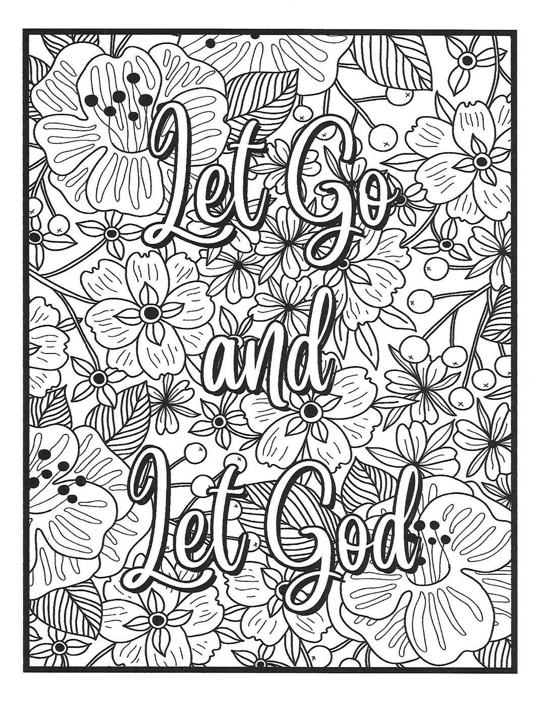 12-step Recovery Slogans Adult Coloring Pages - Etsy