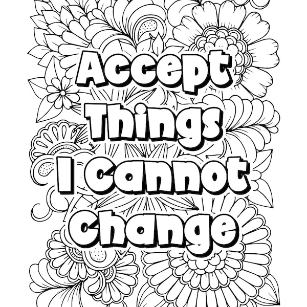 Recovery Coloring Pages - Etsy