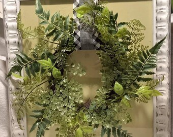 Rustic X Wreath Holder Rustic Farmhouse Wreath Holder Wooden Wreath ...