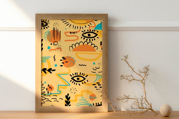 Abstract Eye Wall Art Downloadable Print Printable Wall Art - Etsy