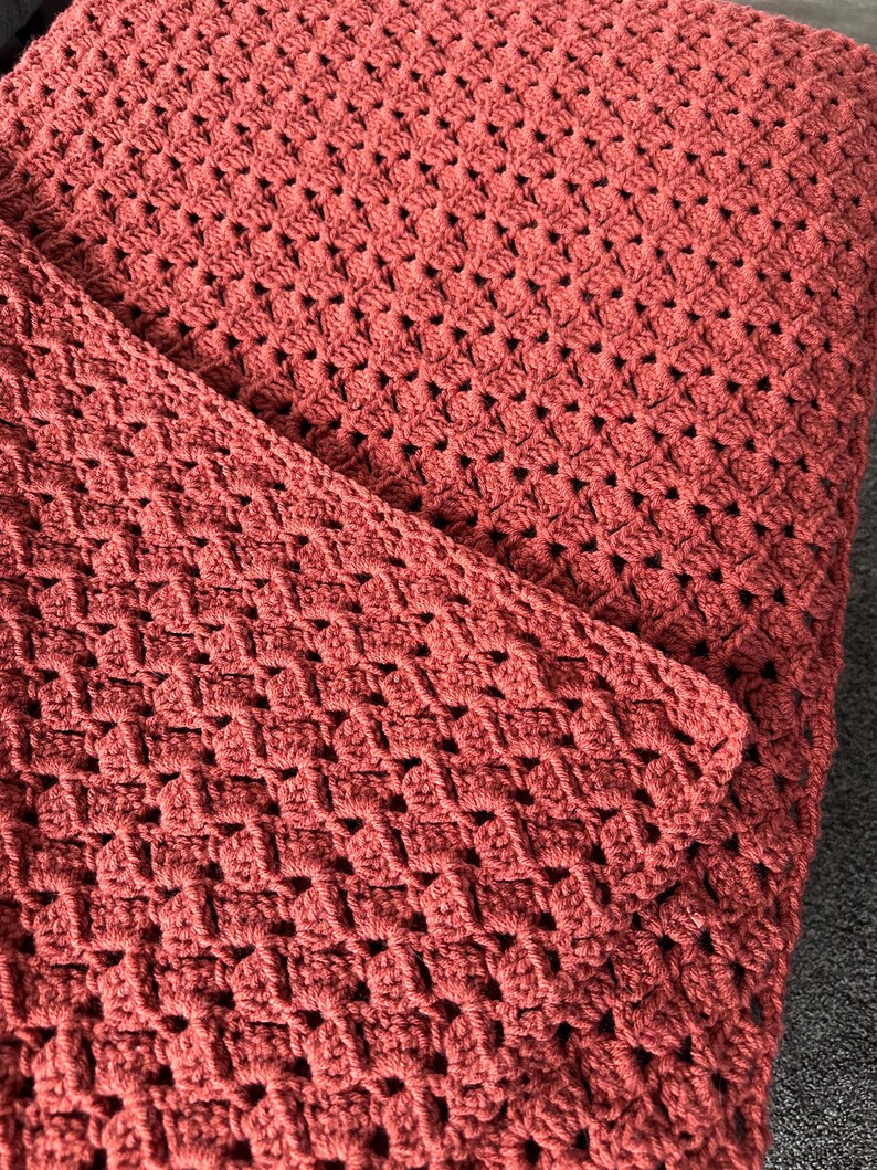Burnt Orange Baby Blanket - Etsy