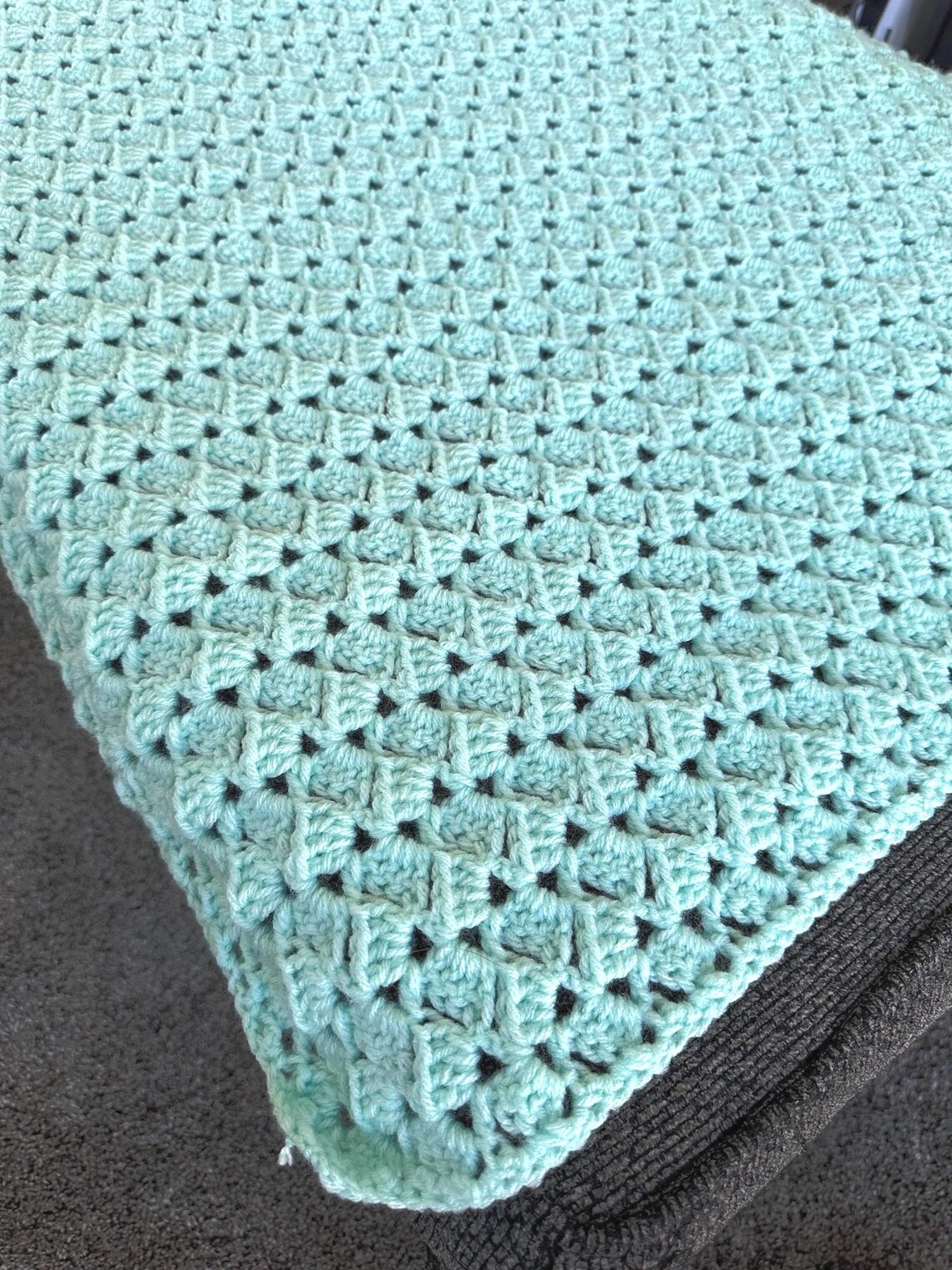 Mint Green Baby Blanket - Etsy