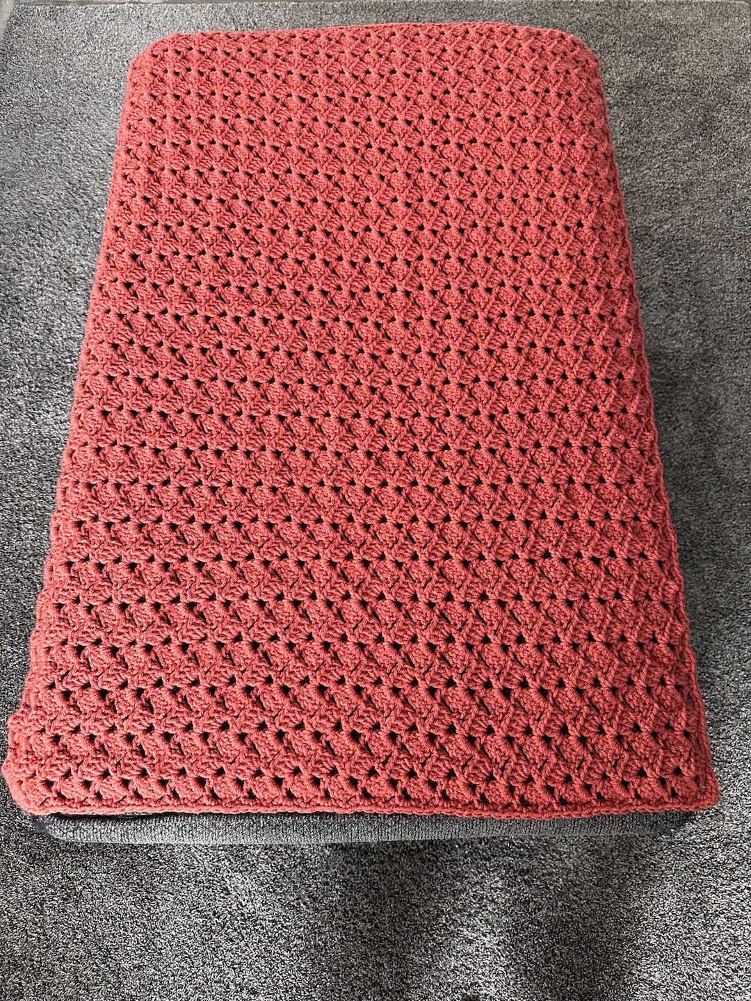 Burnt Orange Baby Blanket - Etsy
