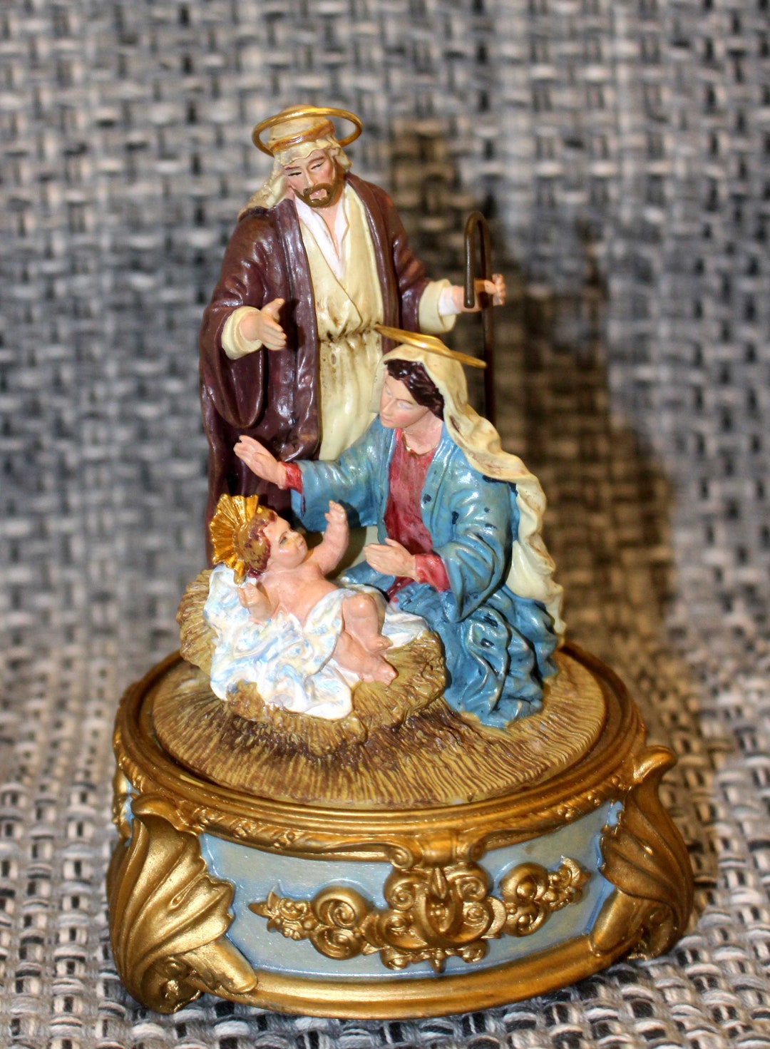 Christmas Nativity Music Box - Etsy