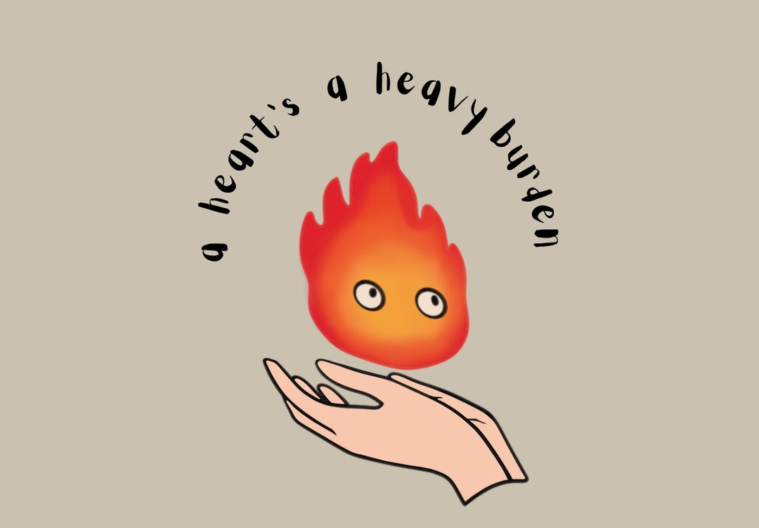 A Hearts a Heavy Burden Decal Svg Png File Digital Download - Etsy ...