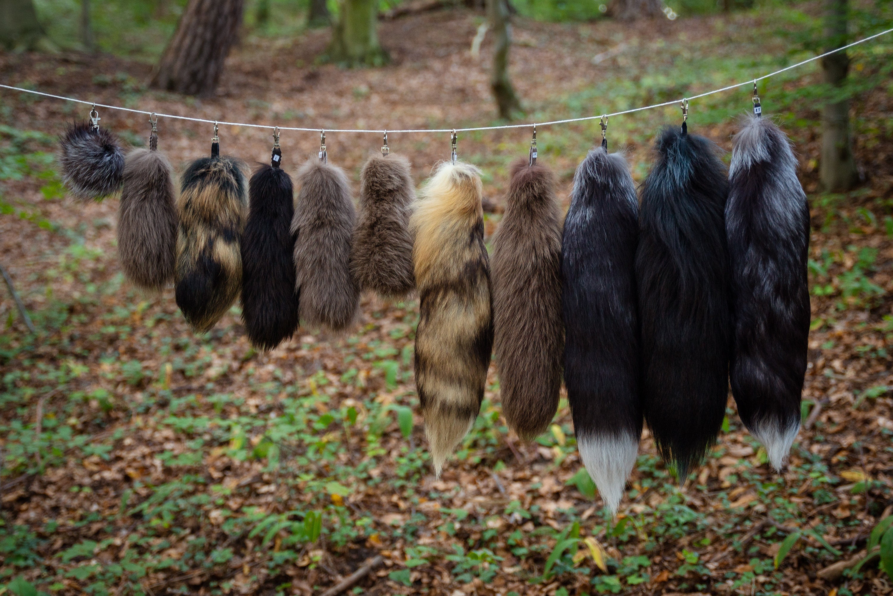 Fox Tail Keychain, Very Soft and Fluffy Fox Tail for Historical and ...