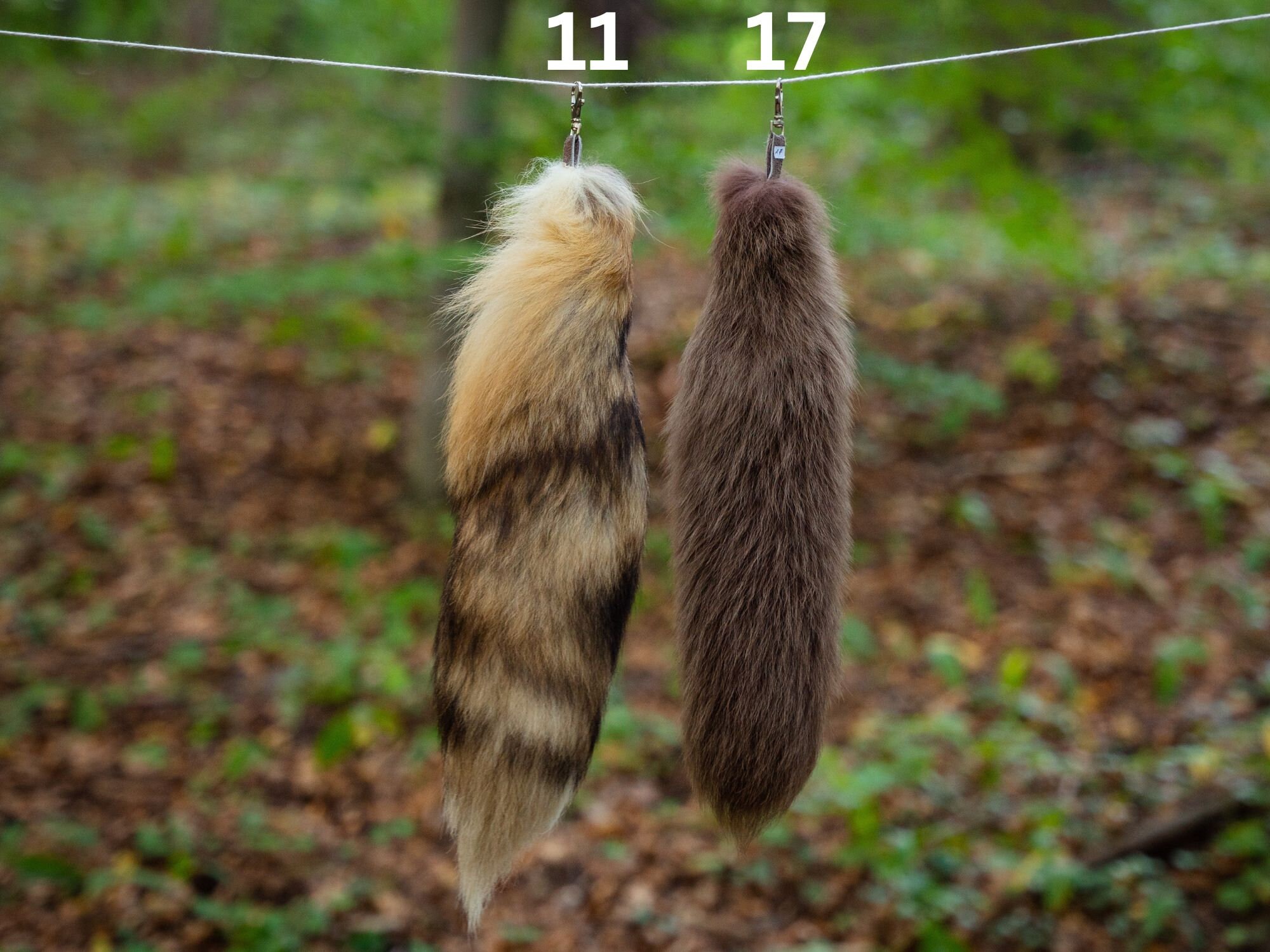 Fox Tail Keychain, Very Soft and Fluffy Fox Tail for Historical and ...