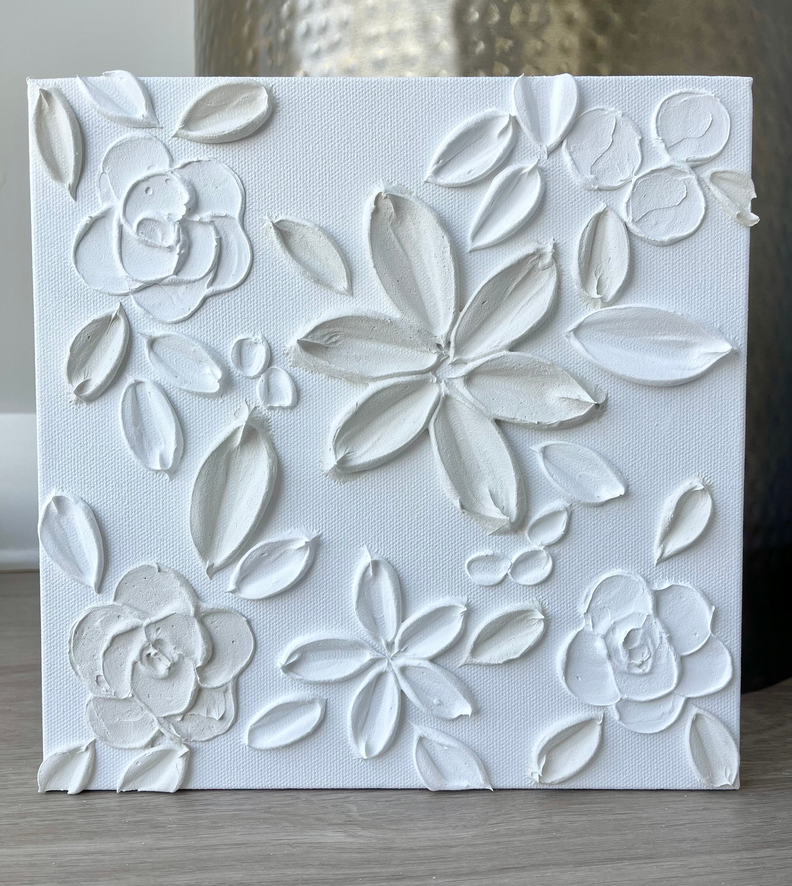 Texture Painting Texture Floral Art Textured Flower - Etsy Texture Painting Texture Floral Art Textured Flower - Etsy