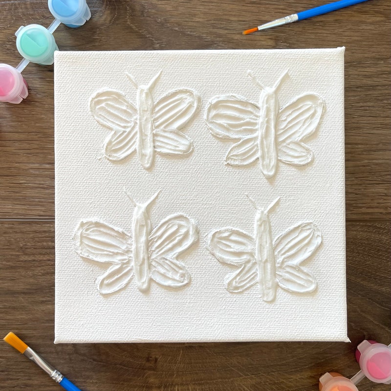 Textured Art Butterfly - Etsy
