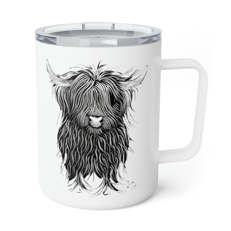 Highland Cow Travel Mug - Etsy