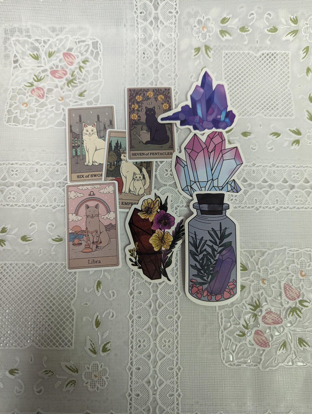 Sticker Pack - Tarot and Gems Collection - Etsy