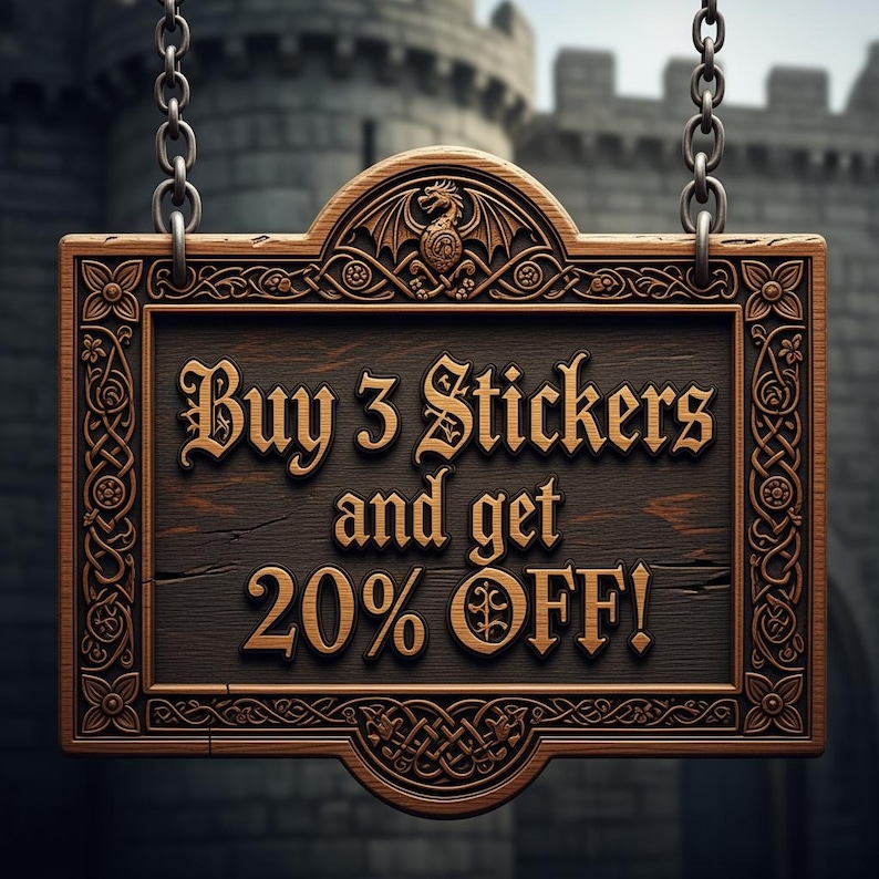 Deus Vult Knight Stickers, Crusader Stickers, Medieval Knight Stickers ...
