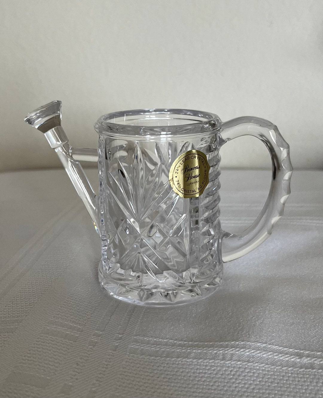 Princess House Germany 24% Lead Crystal Watering Can - Etsy