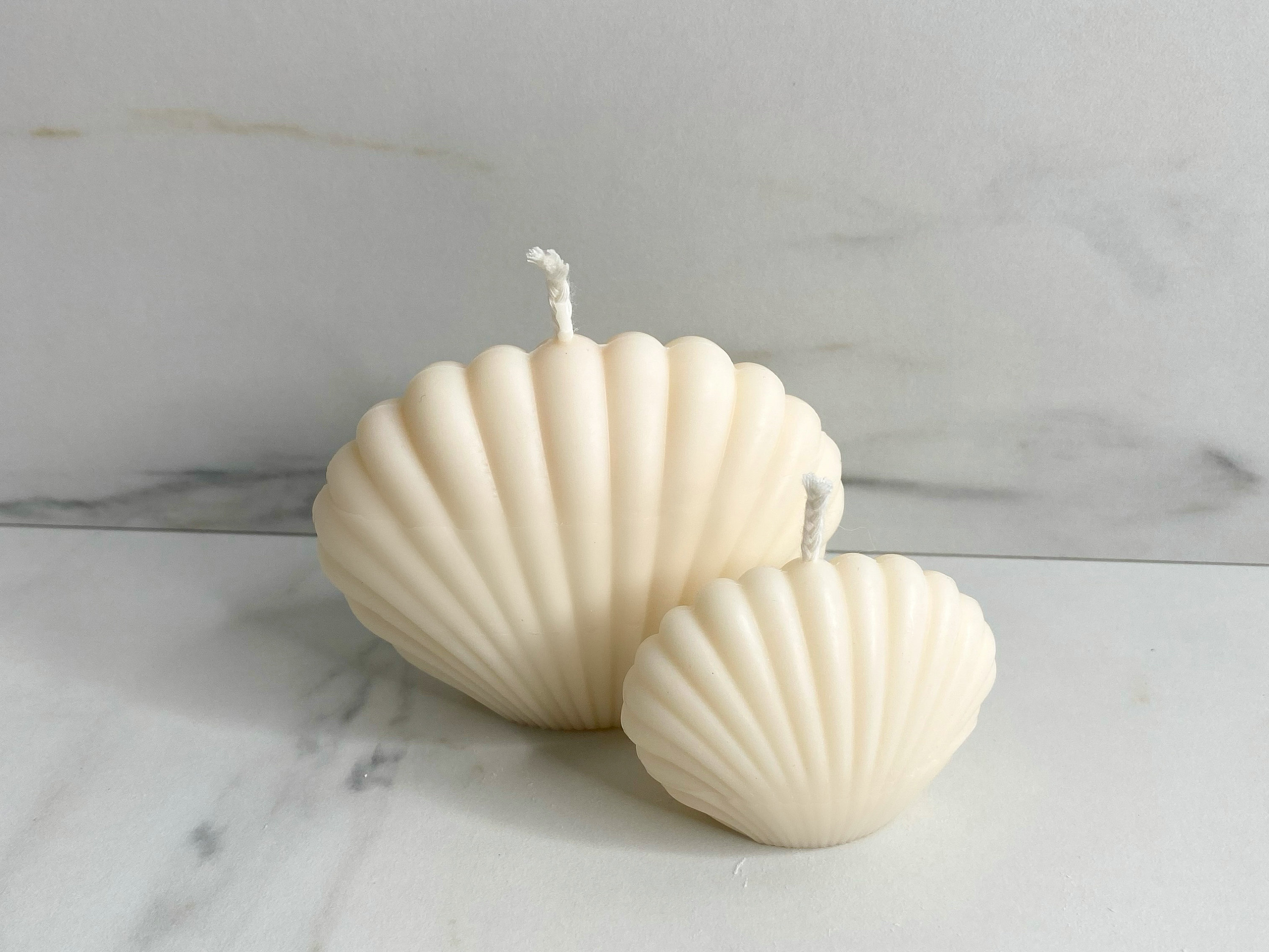 Seashell Candle S&L Shell Candle Decorative Candle Home - Etsy France