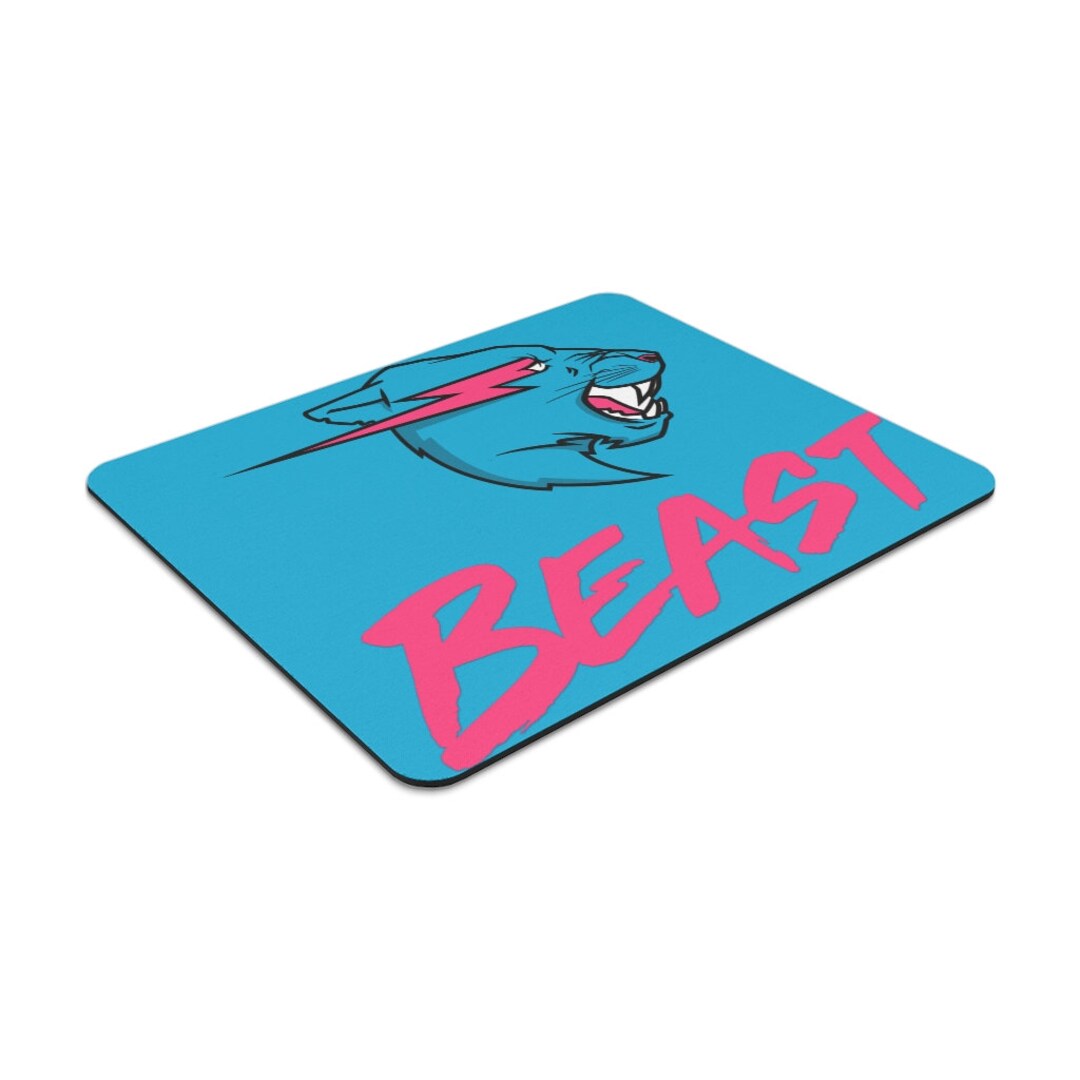 Mrbeast Mouse Pad, Mrbeast's Logo MOUSE PAD - Etsy