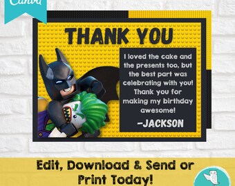 Bat Thank You Card - Etsy