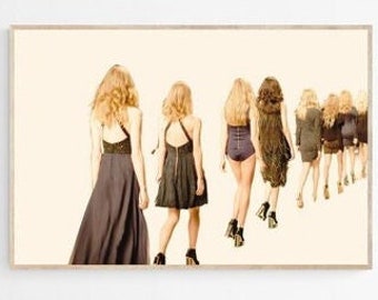 Runway Model Poster - Etsy