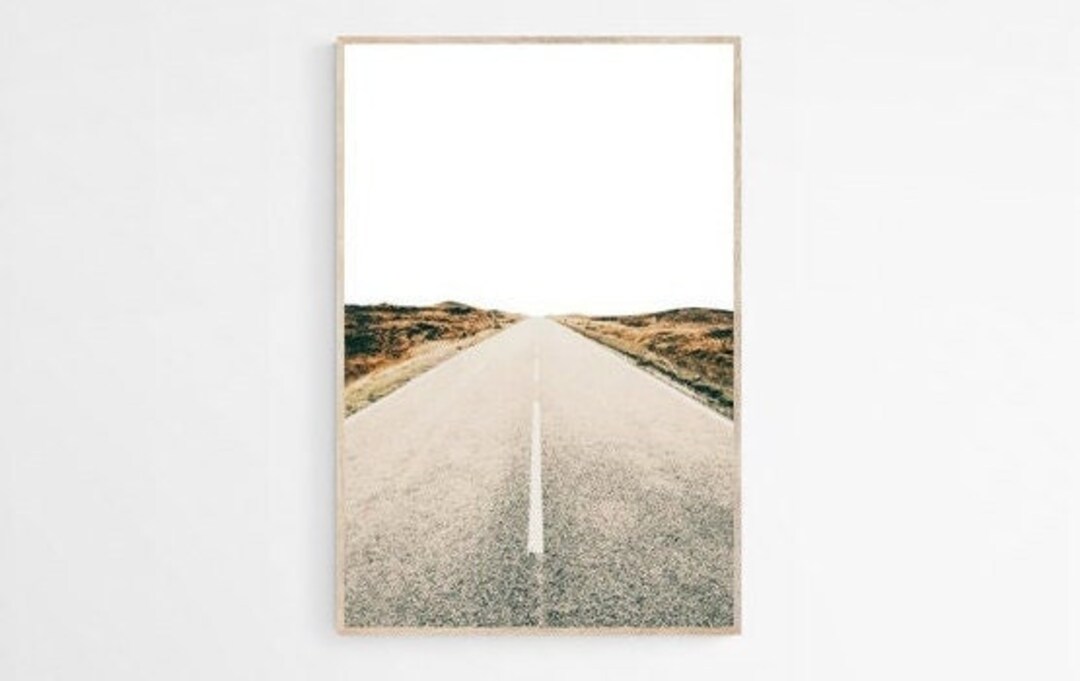 Highway Road Print, Highway Road Photography Printable Wall Art, Road ...