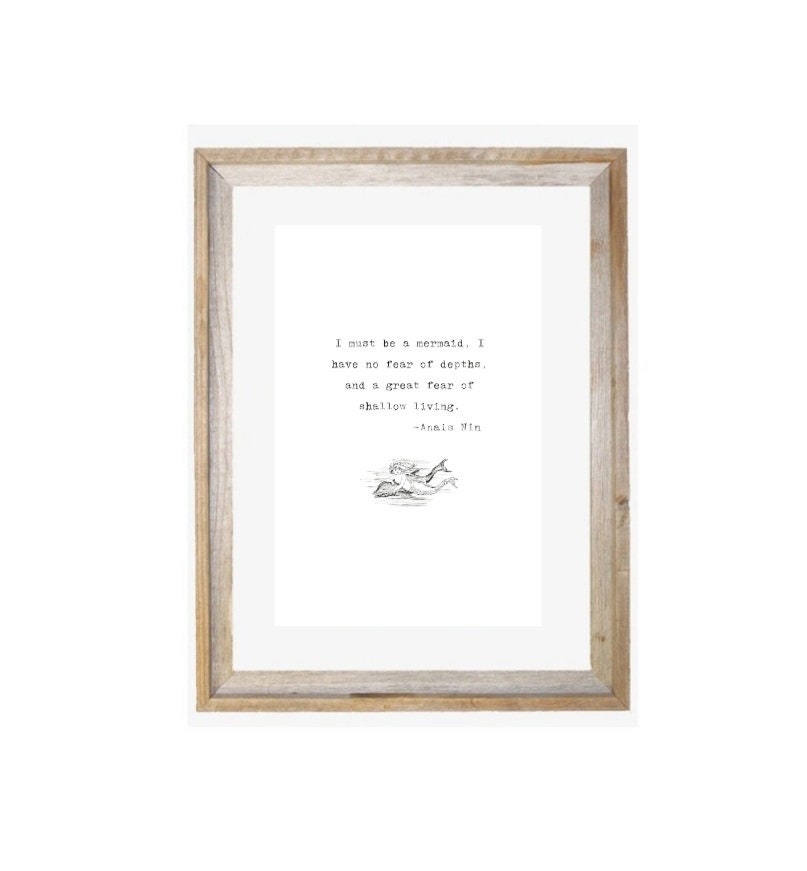 I Must Be A Mermaid Wall Art Printable, Mermaid Print, Mermaid Quote ...