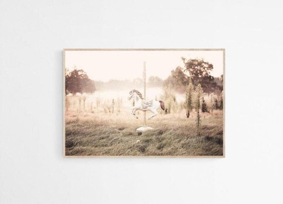 Carousel Printable Carousel Photography Wall Art Printable | Etsy