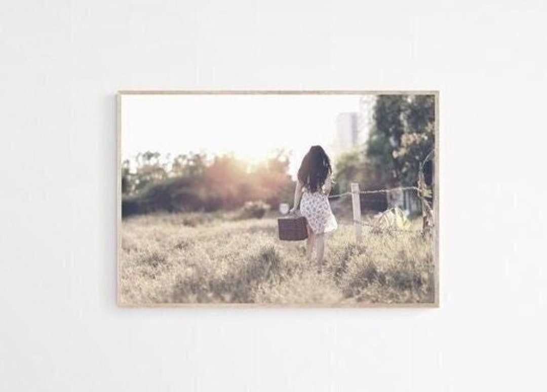 Picnic Print, Countryscape Wall Art Printable, INSTANT DOWNLOAD ...
