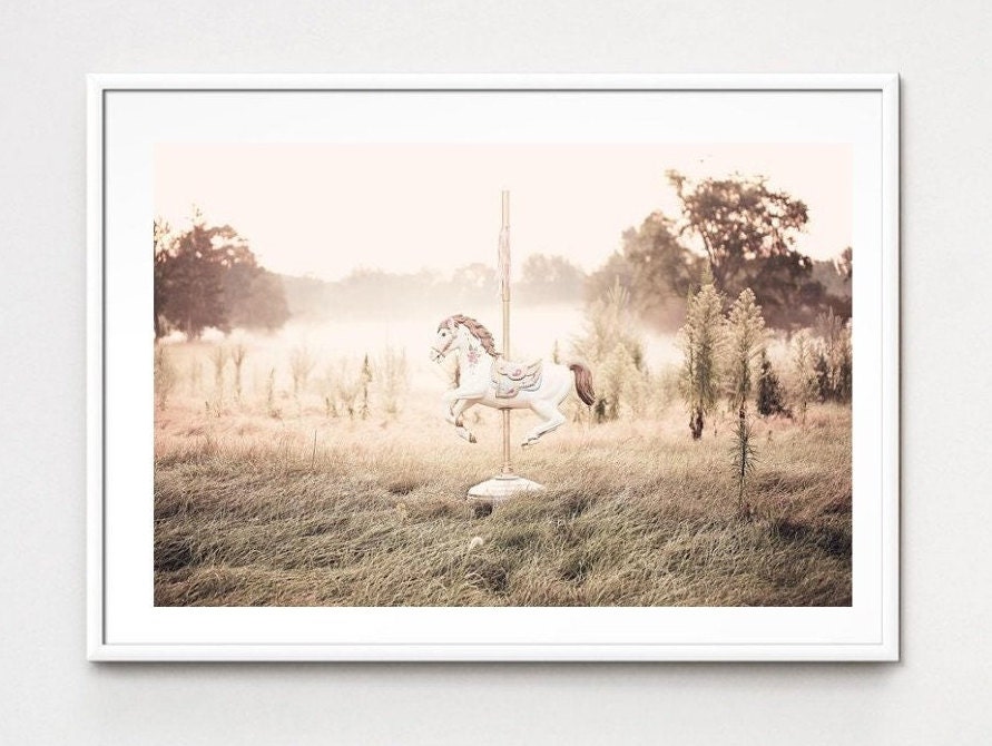 Carousel Printable, Carousel Photography Wall Art Printable, Carousel ...