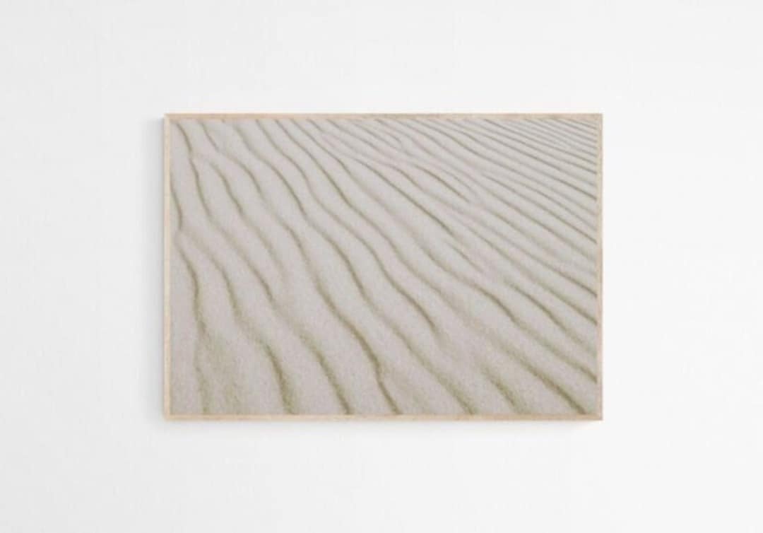 Combed Sand Beach Photo Print: Coastal Decor (digital Download) - Etsy