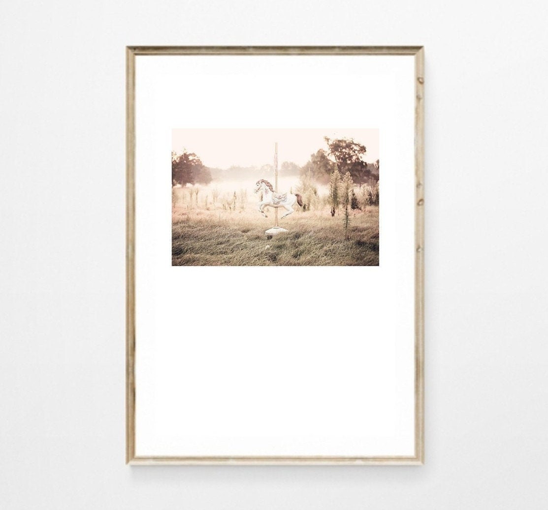 Carousel Printable, Carousel Photography Wall Art Printable, Carousel ...