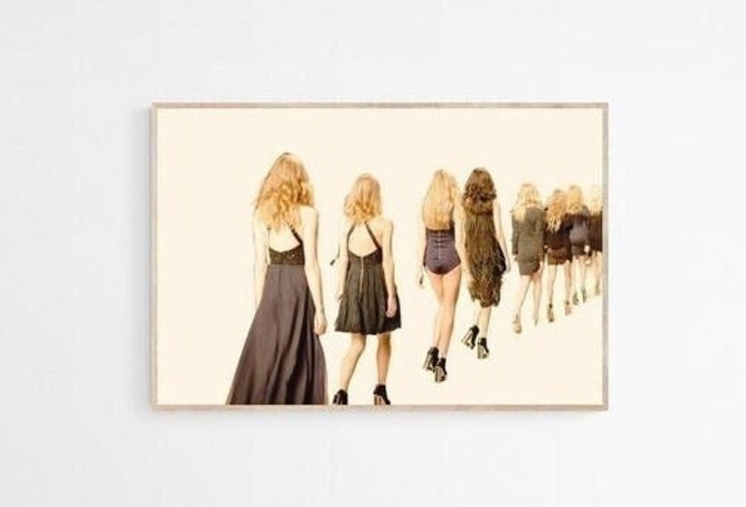 Runway Fashion Print: Catwalk Models Poster (digital Download) - Etsy
