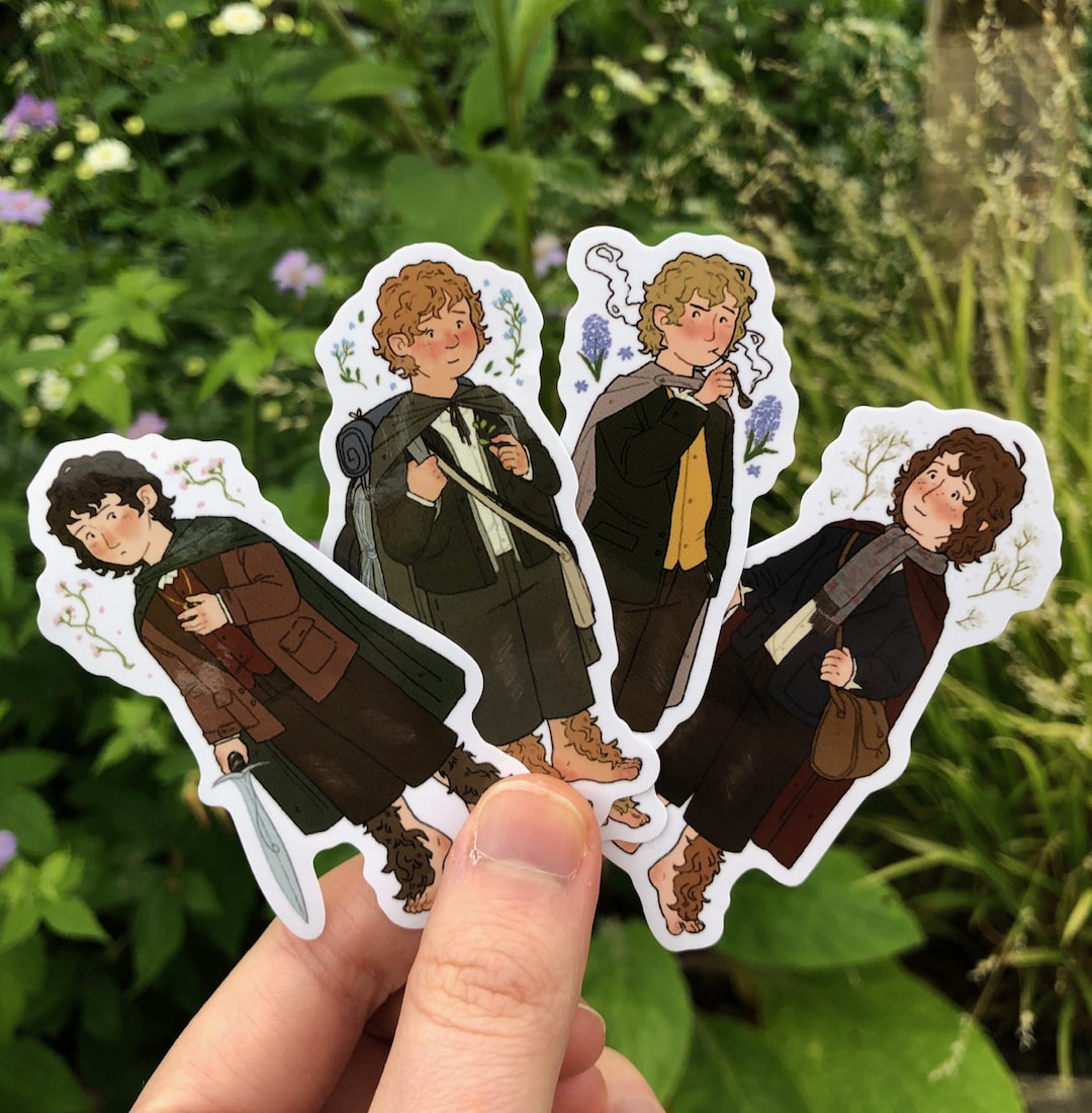 Hobbit Sticker Set | LOTR 3 Inch Vinyl Stickers - Etsy