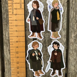 Hobbit Sticker Set | LOTR 3 Inch Vinyl Stickers - Etsy