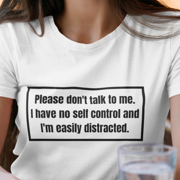 Please Don't Talk to Me I Have No Self Control Sign - Etsy