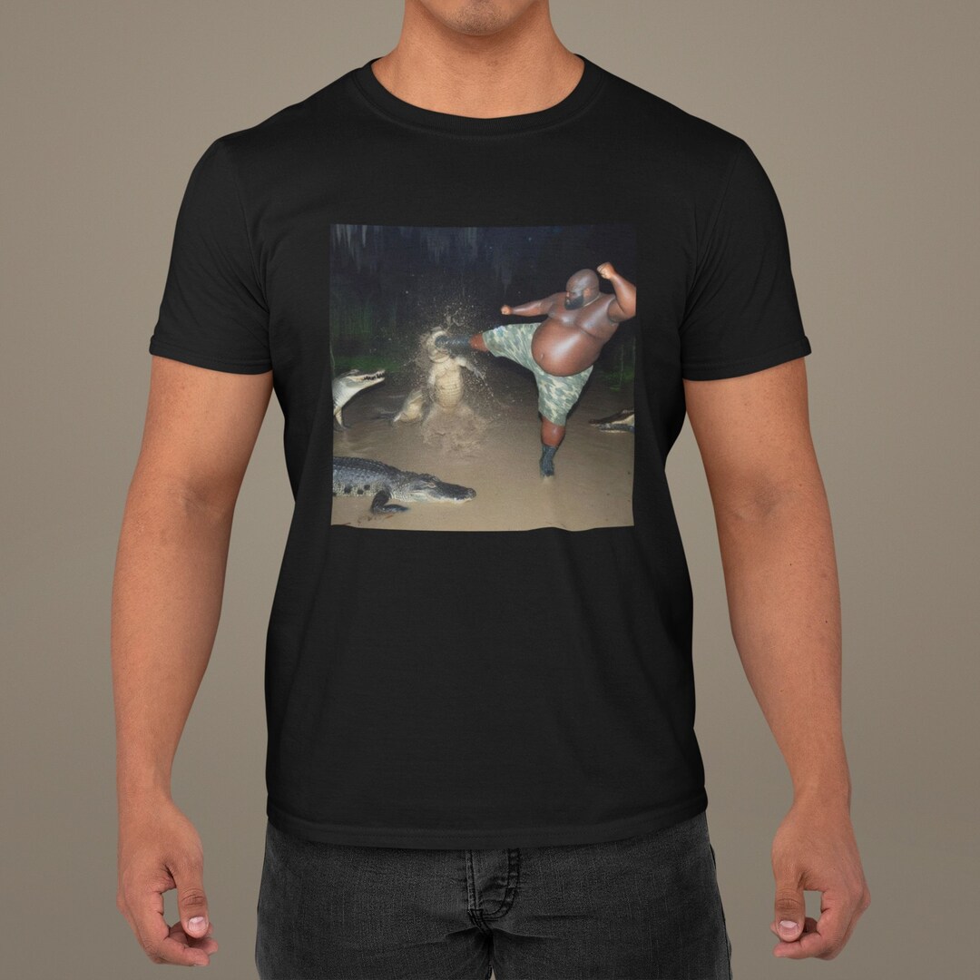 Gumbo Slice Swamp Aligator - Unisex T-shirt, Multiple Colors. Funny ...