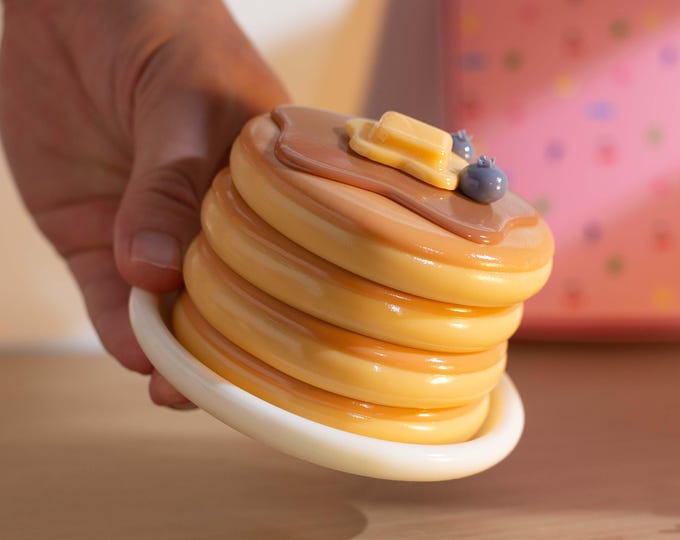 Pink Toaster Pastry, Trinket Dish, Handmade, Ceramic Pottery, Gift for ...