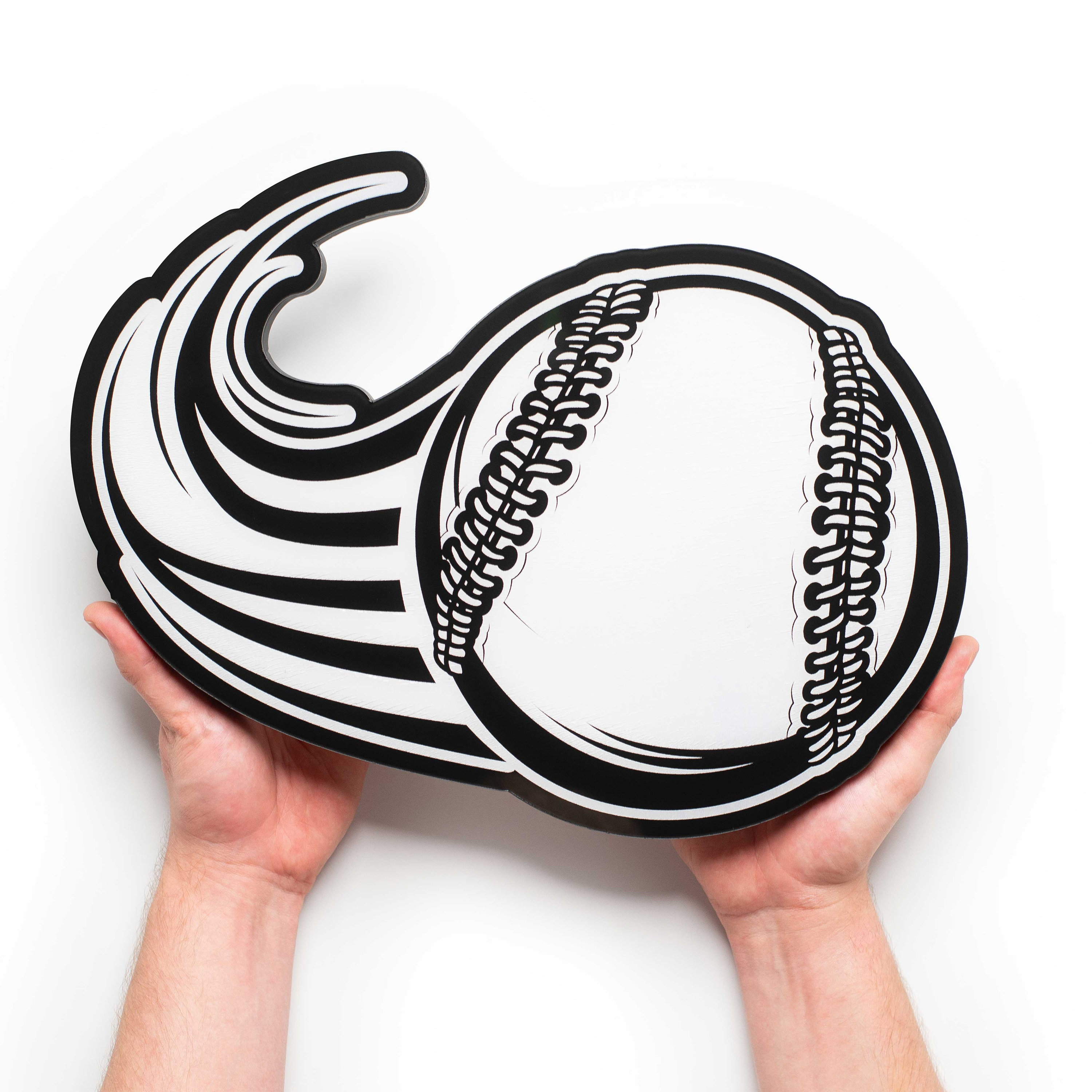 3D Baseball Lamp Multi-colour LED Lights & Remote Baseball Night Lights ...