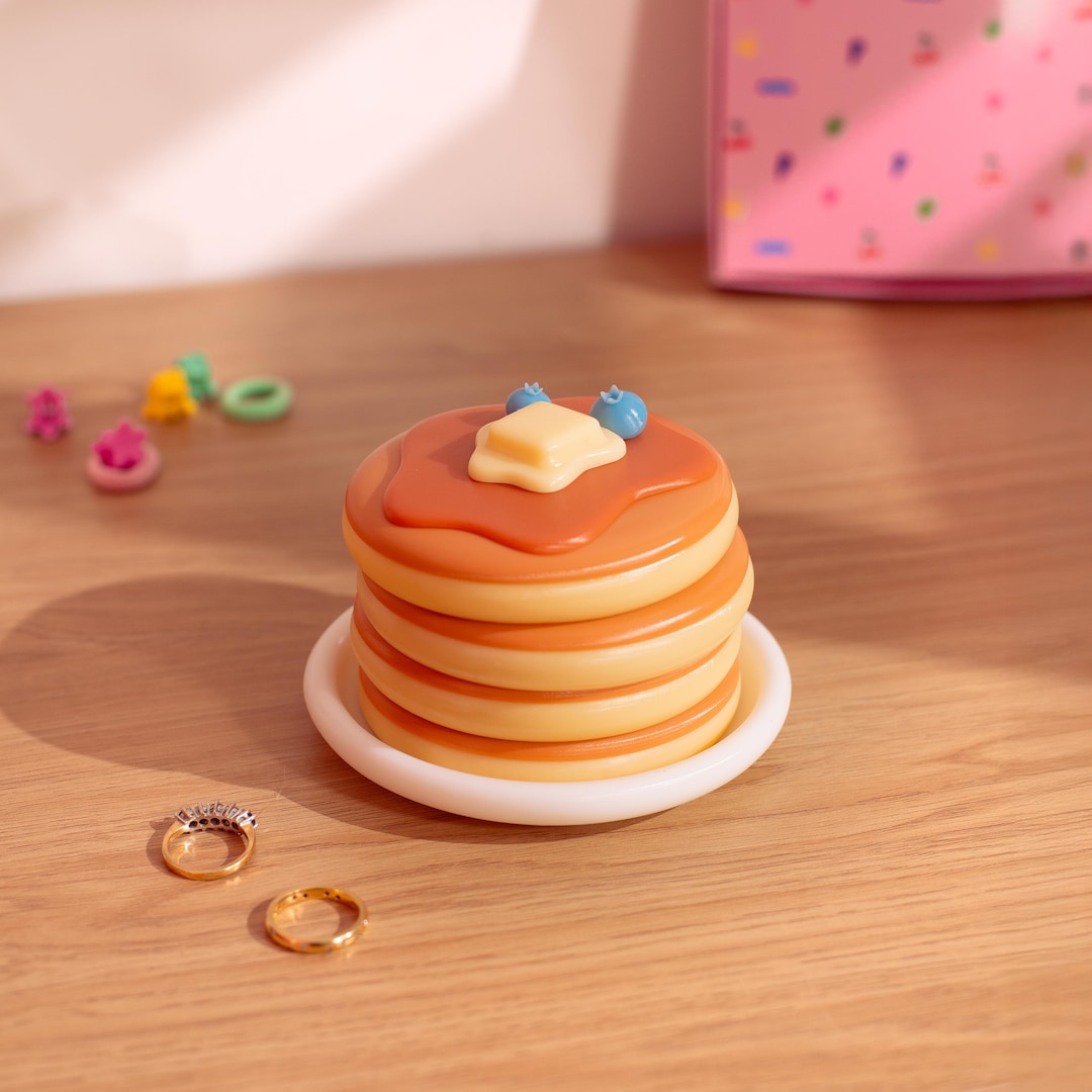 Pancake Trinket Box/pot - Cute Dice Box / Small Jewelry Holder - Etsy