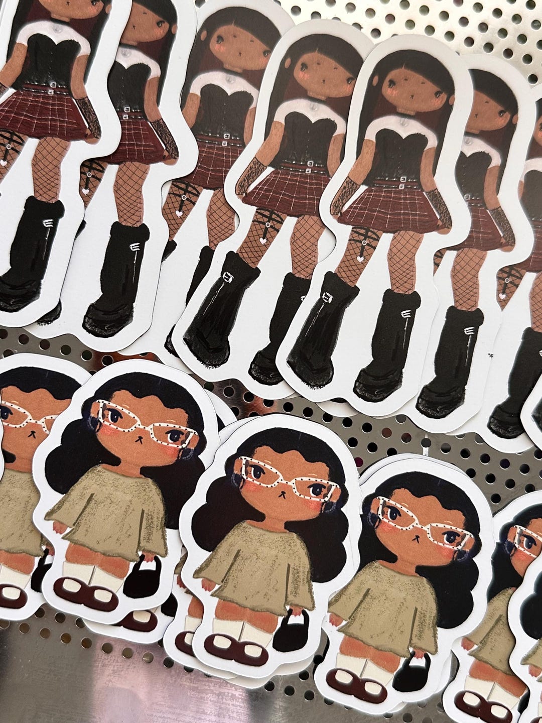 Lola and Piqui Character Fridge Magnets - Etsy
