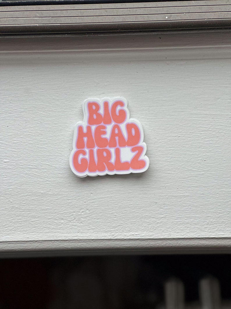 BIG HEAD GIRLZ Logo Sticker - Etsy