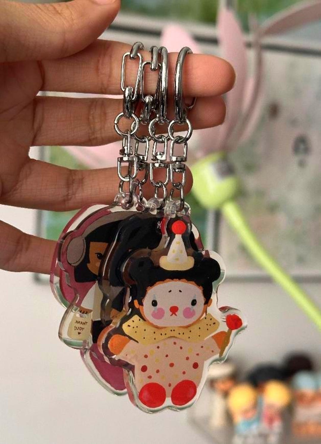 Molly Acrylic Keychains - Etsy
