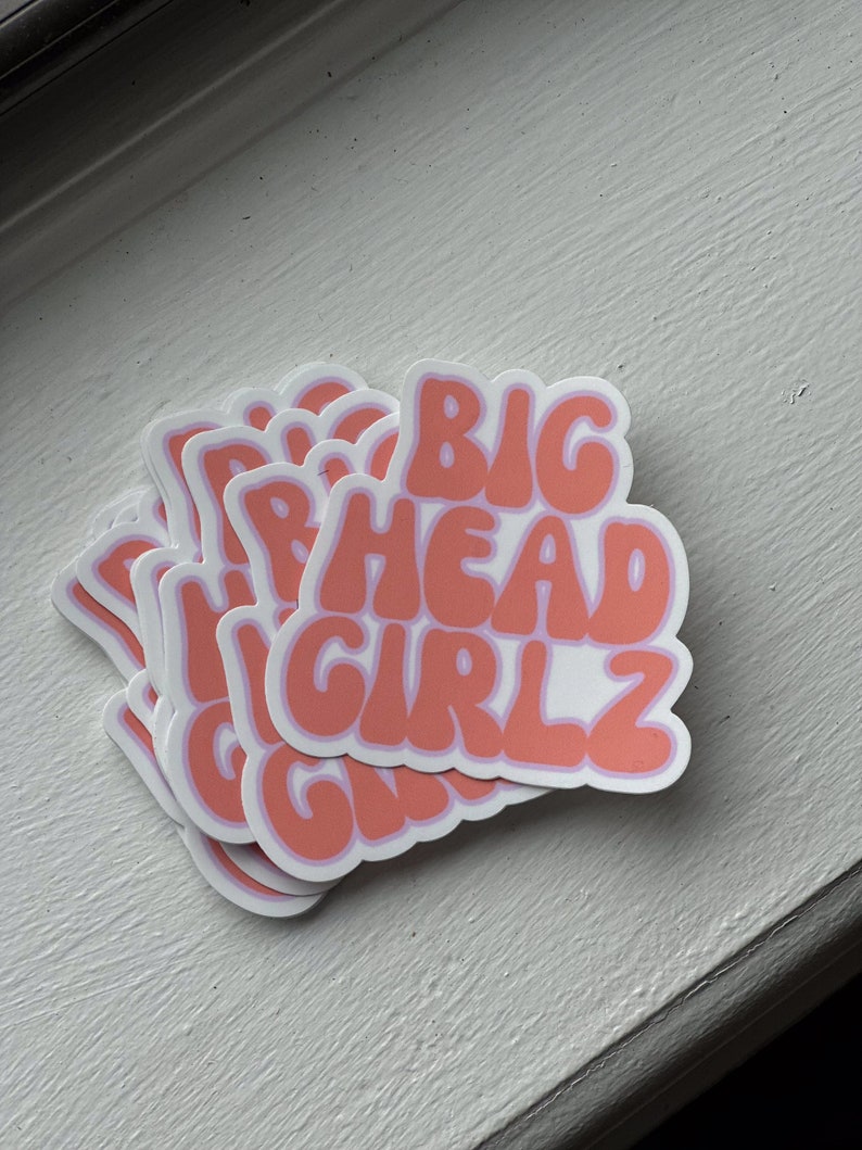 BIG HEAD GIRLZ Logo Sticker - Etsy