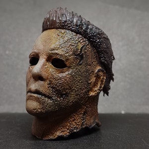 Michael Myers 'burned Mask' 1/6th Scale Head Sculpt - Inspired by ...