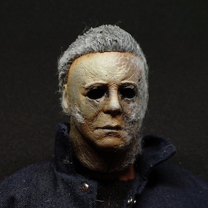 Michael Myers 'rotten Mask' 1/6th Scale Head Sculpt - Inspired by ...