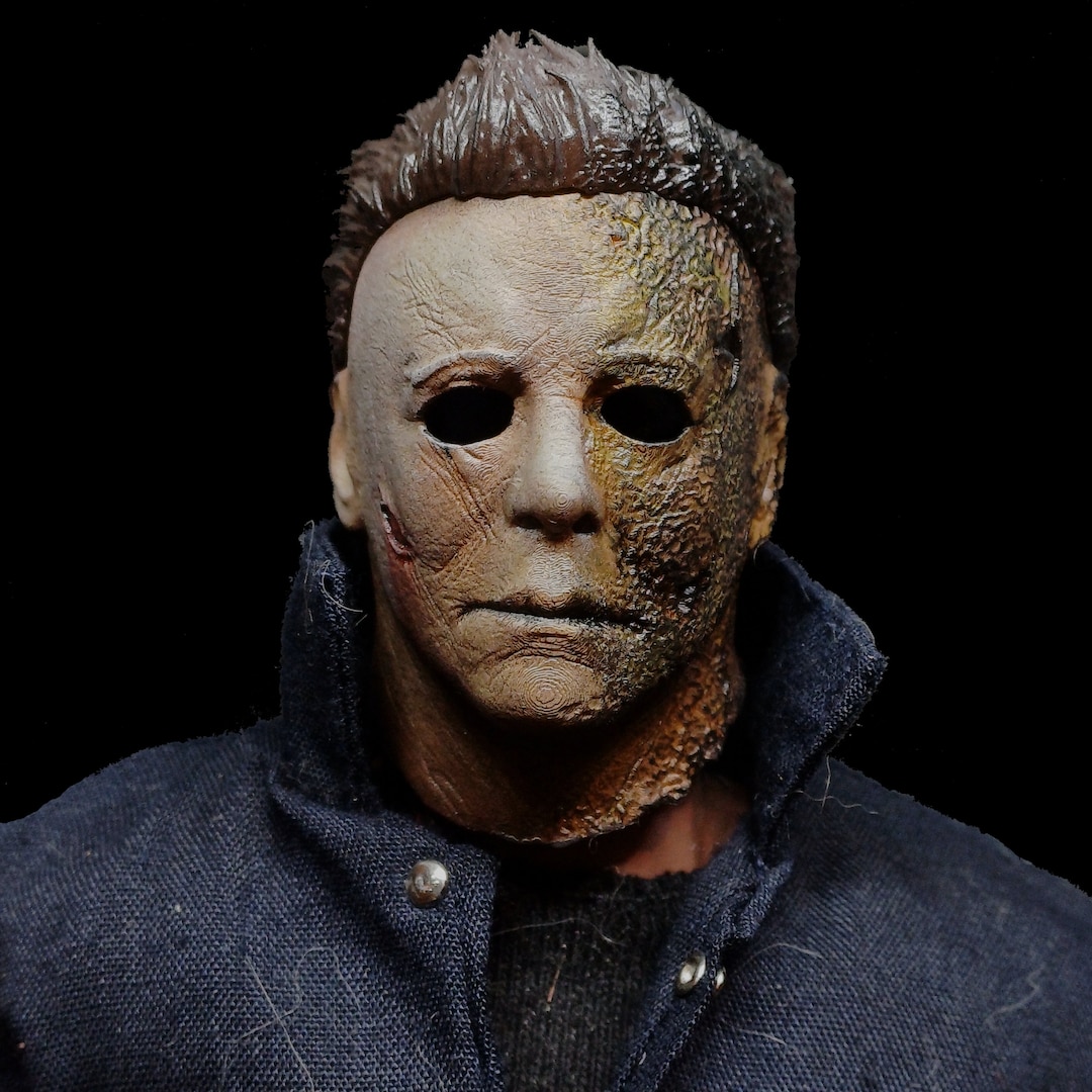 Michael Myers 'burned Mask' 1/6th Scale Head Sculpt - Inspired by ...