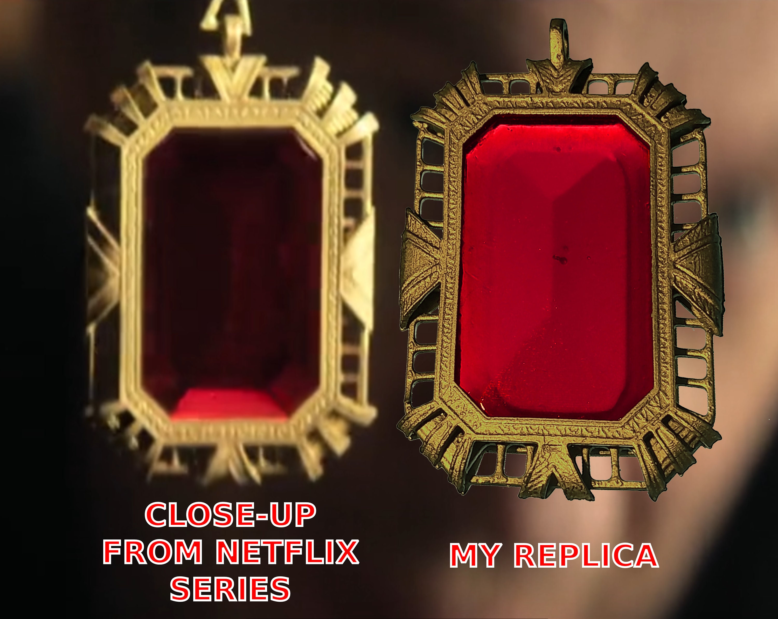 The Sandman Morpheus' Dreamstone/ruby Lifesize Replica - Etsy